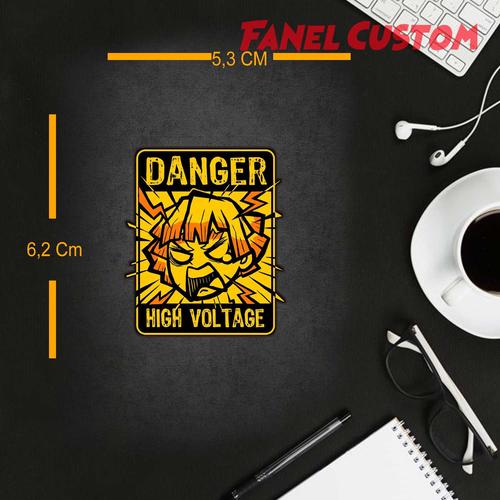 Jual STIKER HIGH VOLTAGE STICKER VINYL DANGER LAPTOP MOBIL MOTOR ...
