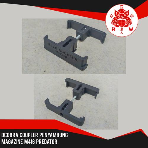 Jual Coupler Penyambung Mag Dcobra M416 Predator Spring Custom Dual Mag ...