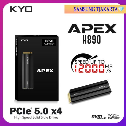 Jual SSD KYO APEX H890 1TB / 2TB M.2 NVMe PCIe Gen5 x4 SSD NVMe Gen 5 1 ...