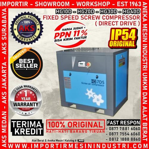 Jual Kompresor Udara Fixed Speed Screw Air Compressor Dinamo 10 HP 3 ...