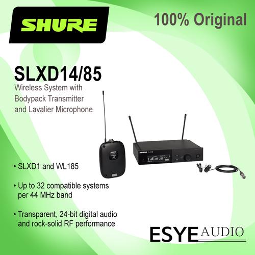 Promo SHURE SLXD14/85 Wireless System with SLXD1 and WL185 Cicil 0% 3x - Jakarta Pusat - Esye ...