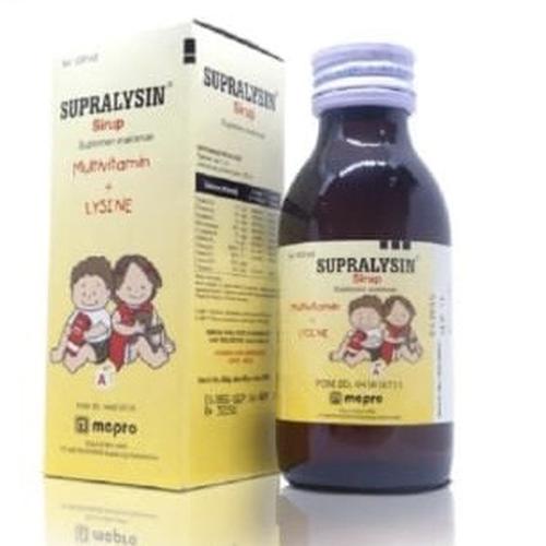 Jual Supralysin sirup 60 ml ( multivitamin lengkap pertumbuhan anak ...