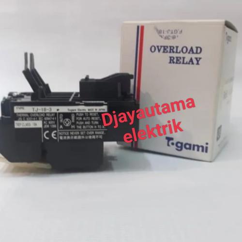 Jual Thermal Overload Relay TJ-18T20J-3-P3300 TOGAMI - Jakarta Pusat ...
