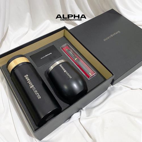 Jual Custom paket gift box gift grafir tumbler tutup kayu, card holder, pulpen parker, mug egg ...