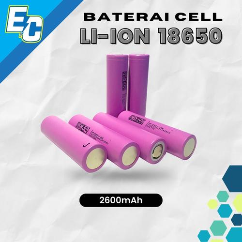 Jual Baterai Cell Li-ion 18650 INR 26E 2600mAh 5C NEW - Kab. Bantul - E ...