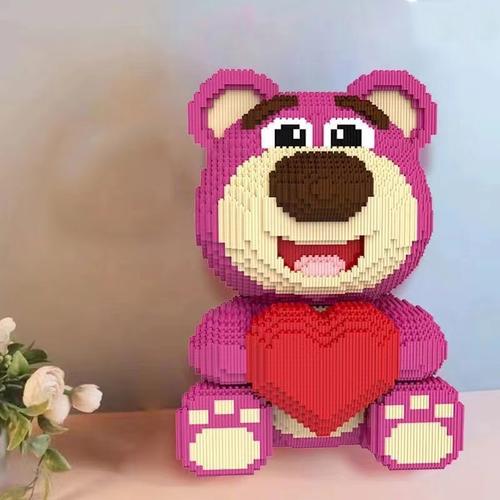 Jual READY STOCK !! Nano Block Lotso 3D Series Model Love size besar ...