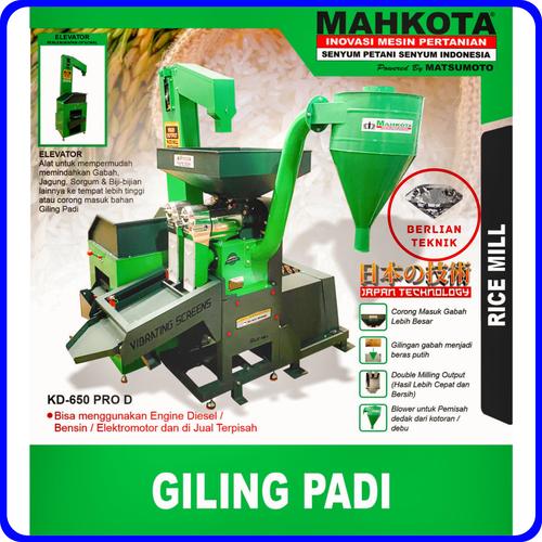 Jual Gilingan Padi Kombinasi Mahkota KD 650 PRO D - Jakarta Barat - BERLIAN TEKNIK JKT | Tokopedia