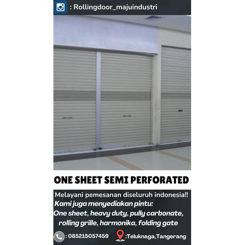 Jual Rollingdoor one sheet semi perforated pintu mall, ruko dengan ...