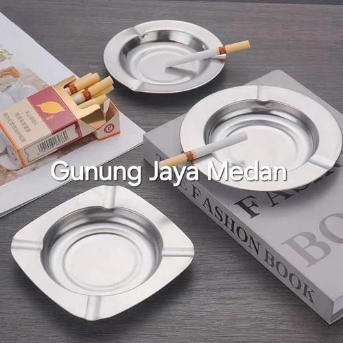 Jual Asbak Rokok Tempat Puntung Rokok Bahan Stainless Steel Model Segi ...