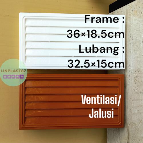 Jual VENTILASI UDARA | KISI-KISI | JALUSI PVC PINTU KAMAR MANDI MERK ...