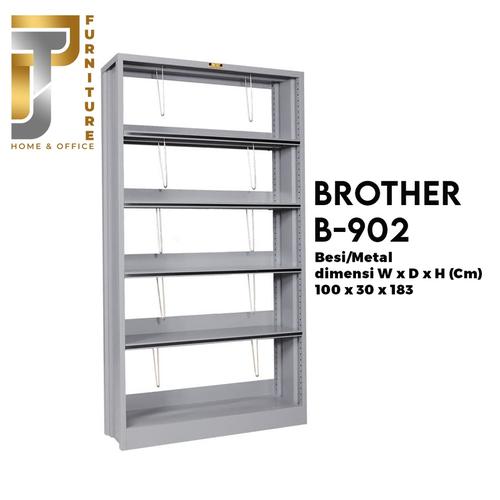 Jual Rak Buku - Rak Besi - Lemari File - Rak Buku Besi Brother 902 ...