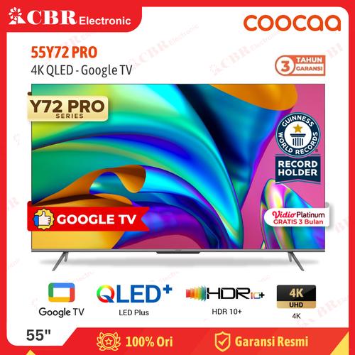 Jual TV Coocaa 55 Inch LED 55Y72 PRO (4K QLED-Google TV) - Kota Batam ...