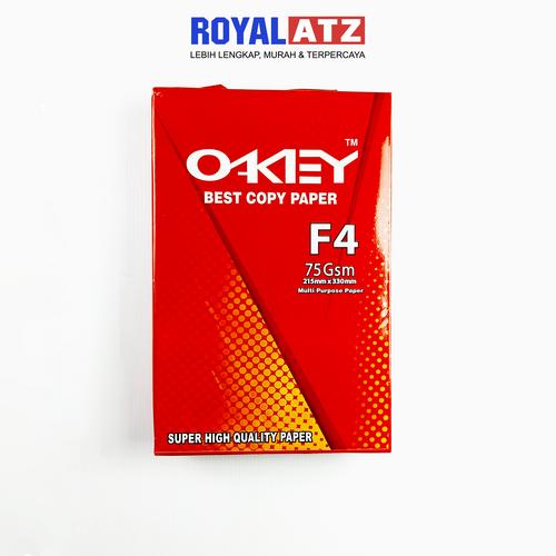 Jual Kertas Print Fotocopy / Kertas Hvs Ukuran F4 75 Gram Okey - Kota ...