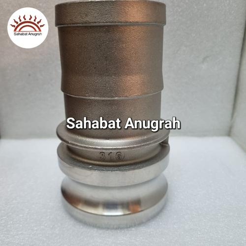 Jual Camlock 4" inch Stainless 316 type E 400 // Camlock E 400 ...