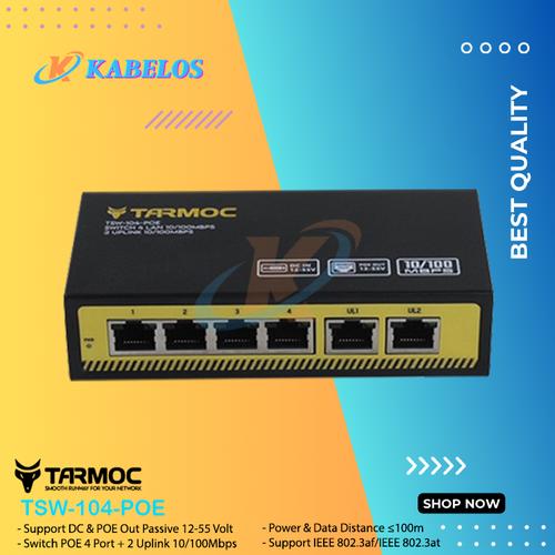 Jual Tarmoc TSW-104-POE | Switch POE 12V 24V 48V Mikrotik Ubiquiti IP ...