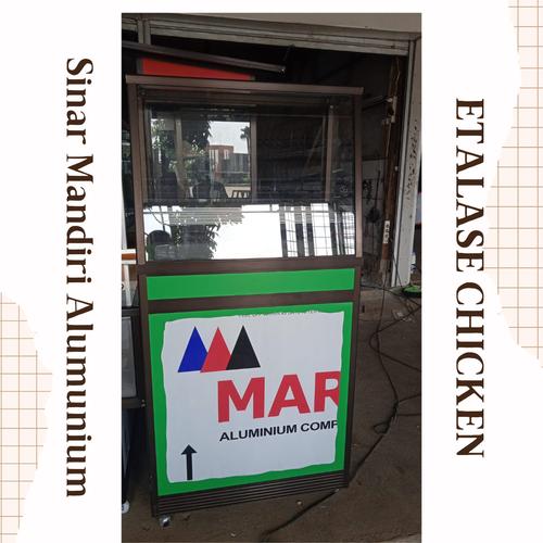 Jual Gerobak Chicken/ Showcase Fried Chicken/ Etalase Jualan Ayam ...