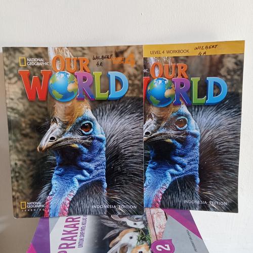 Jual NATIONAL GEOGRAPHIC OUR WORLD STUDENT BOOK & WORKBOOK 4 INDONESIA ...