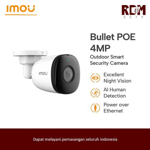 Jual Imou IP Camera Bullet POE H.265 4MP QHD Night vision Human ...