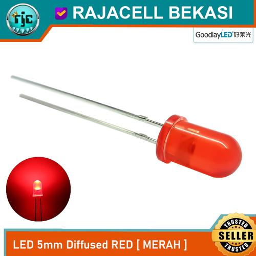 Jual LED 5mm Diffused Red Merah lampu Led diode High Quality - Kota ...