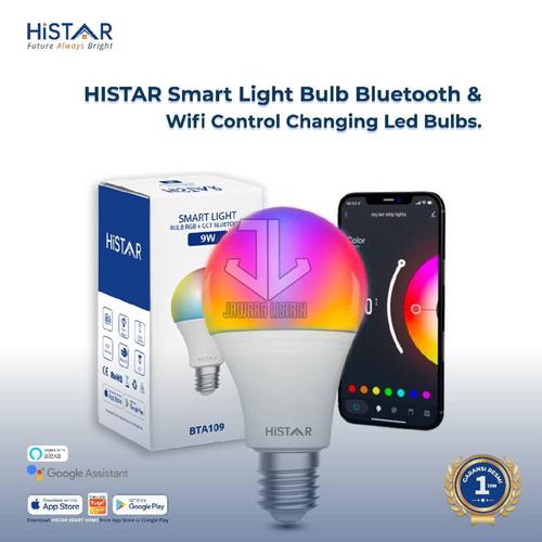 Jual HISTAR SMART LEDBULB /LAMPU PINTAR 12 & 9 WATT RGB BLUETOOTH WA60 ...