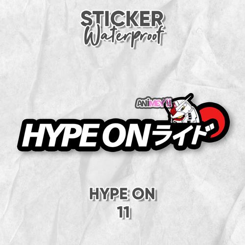Jual Stiker HYPE ON Anime / Sticker Anime waterproof - 1 - Kab ...