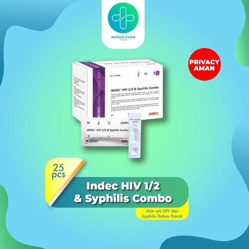 Jual Alat Test HIV / Syphilis Combo isi 25 Indec - Jakarta Barat ...