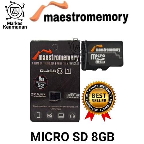 Jual MICROSD 8GB CLASS 10 MAESTRO / MICRO SD CLASS 10 8GB MEMORY CARD ...