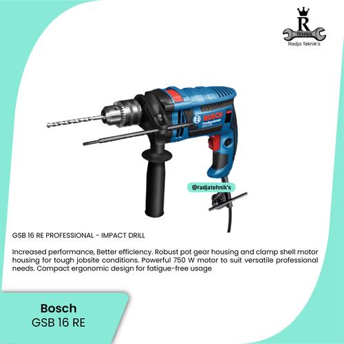 Jual Bosch Impact Drill / BOSCH GSB 16 RE / Mesin Bor Tembok Listrik ...