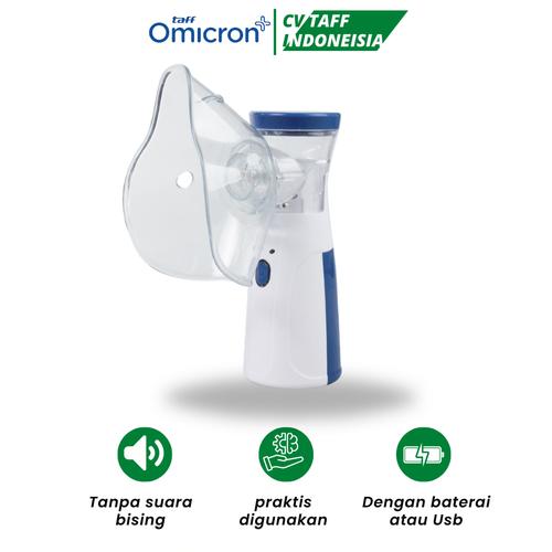 Promo Portable Mesh Nebulizer Alat Uap Bantu Pernafasan Asma Inhalasi ...