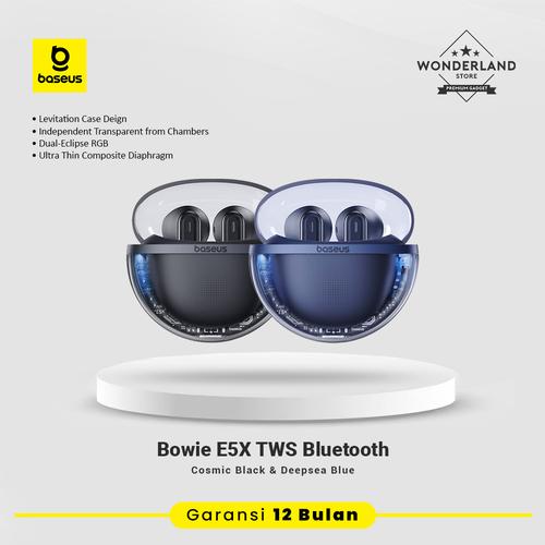 Promo Baseus Bowie E5X TWS Bluetooth 5.3 Dual Connection Model Hi-Fi RGC - Deep-Sea Blue ...