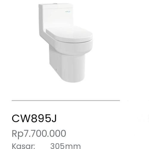 Jual CLOSET DUDUK MERK TOTO TIPE CW895J WARNA PUTIH - Kota Bandung ...