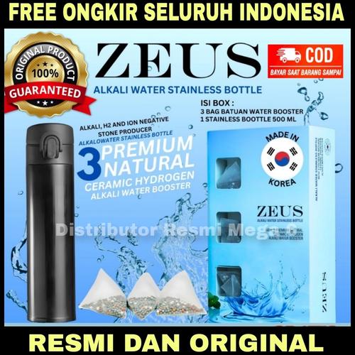 Jual ZEUS BOTLLE - ZEUS Alkali Hydrogen Water - 3 Macam Batuan Alami ...