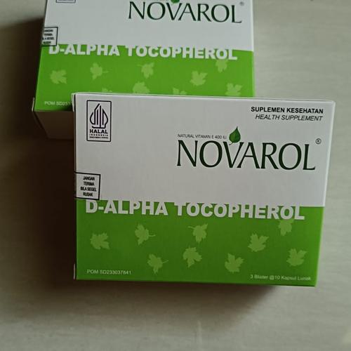 Jual NOVAROL Vitamin E 400 IU - untuk fertilitas / kesuburan wanita ...