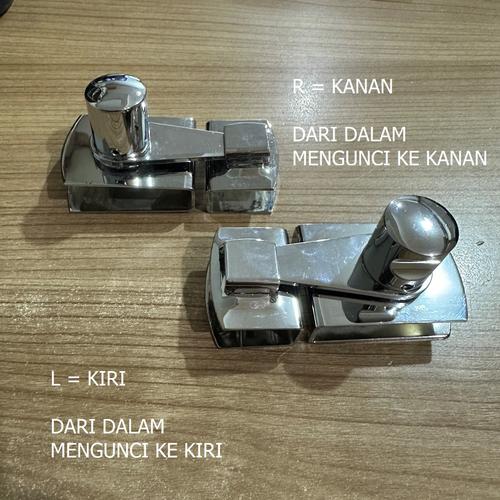Jual Handle Tarikan Pintu Kaca Dengan Tuas Pengunci Shower Glass Knob ...