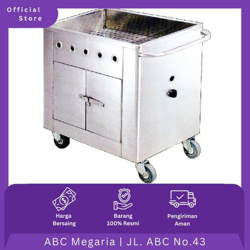 Jual Getra Dim Sum Gas / Mesin Kereta Dorong Dimsum F0021 / F-0021 ...