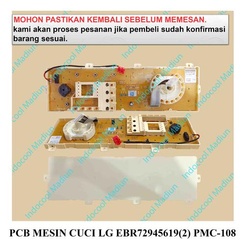 Jual PANEL / MODUL MESIN CUCI / PCB MESIN CUCI LG EBR72945619(2) PMC-108 - Kota Madiun ...