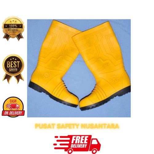Jual Sepatu Safety BOOT ERGOS Kuning / Sepatu Safety Boot Proyek ...