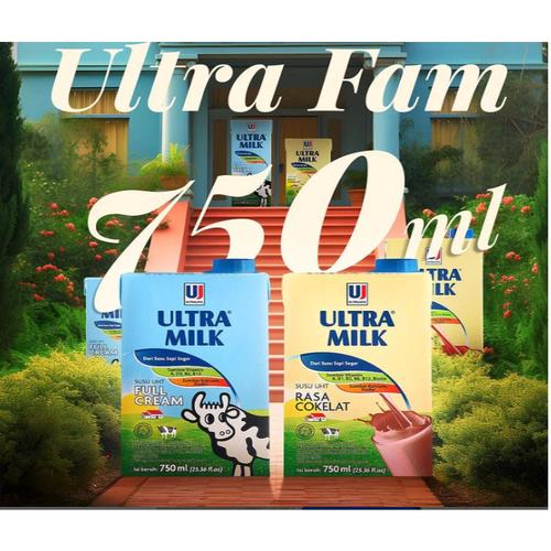 Jual Ultra Milk Susu UHT 750 ml / Susu UHT Ultra Milk / Susu UHT - Full ...