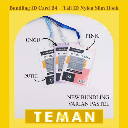Promo Bundling ID Card B4 + Tali ID Card Nylon Slim Hook Plastik (CBT ...