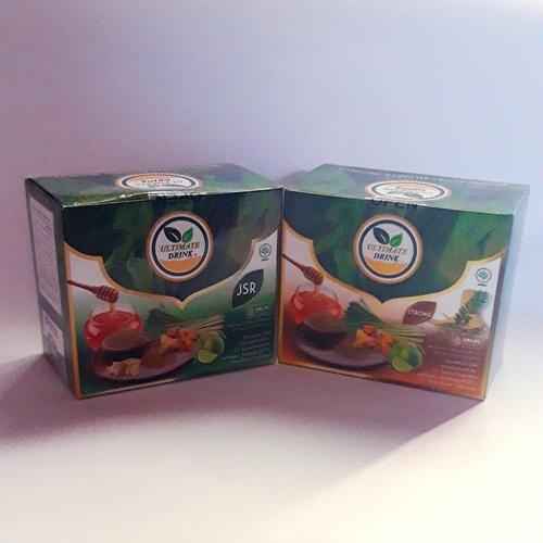 Jual Ultimate Drink Kemasan Box isi 5 Sachet Minuman Herbal Bubuk JSR ...