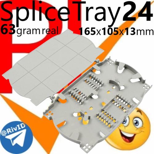 Jual Splice Tray Cassette Kaset FO 12 24 Core Fiber Optic Joint Closure ...