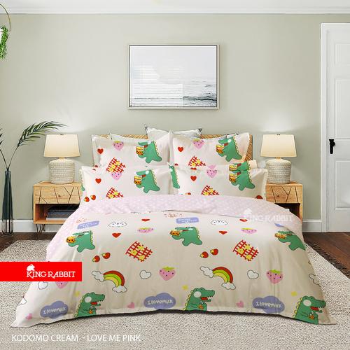 Promo King Rabbit Organic Bamboo Velvet Complete Set Motif Kodomo Cream ...