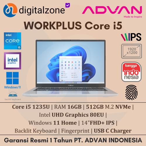 Promo Advan WorkPlus i5 1235U Advan WorkPlus Core i5 1235U WorkPlus Intel Cicil 0% 3x - Jakarta ...