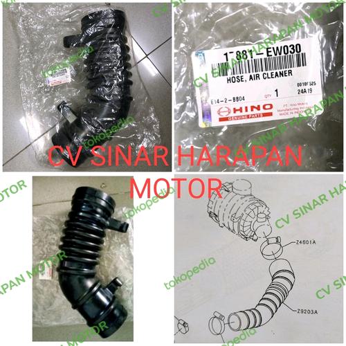 Jual HOSE AIR CLEANER HINO 500 EURO FM280JD 17881-EW030 SELANG FILTER ...