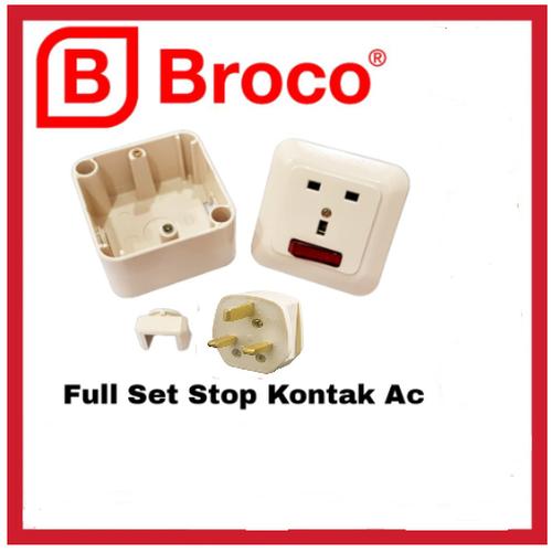 Jual Broco Stop Kontak AC BROCO ORIGINAL complete set original - Kota ...