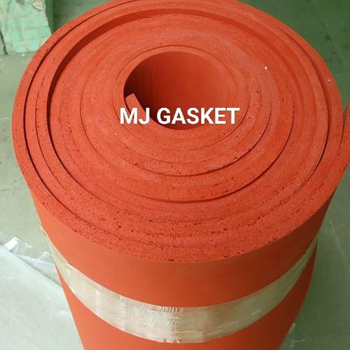 Jual sponge silicone rubber sheet / sponge silicone sheet tebal 10mm 1m ...