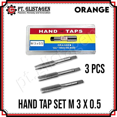 Jual SKC Orange Hand Tap M3x0.5 Mata Hand Taps Screw Pembuat Drat ...