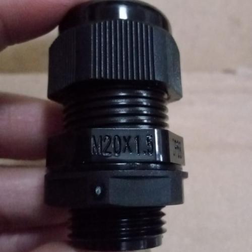 Jual PVC Nylon Cable Gland GN16 M16 x 1.5 IP68 Hitam Glen Kabel KSS ...