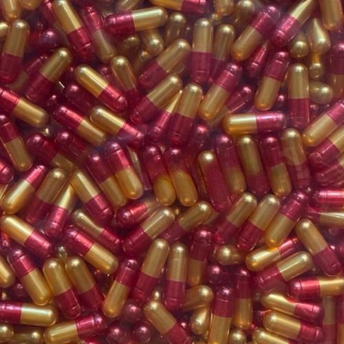 Jual Kapsul Kosong Merah Gold METALIK Ukuran 0 isi 1000 butir Cangkang ...