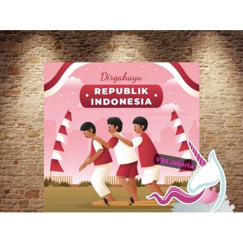 Jual BACKDROP HUT RI 17 AGUSTUS ULANG TAHUN JAKARTA REPUBLIK INDONESIA ...